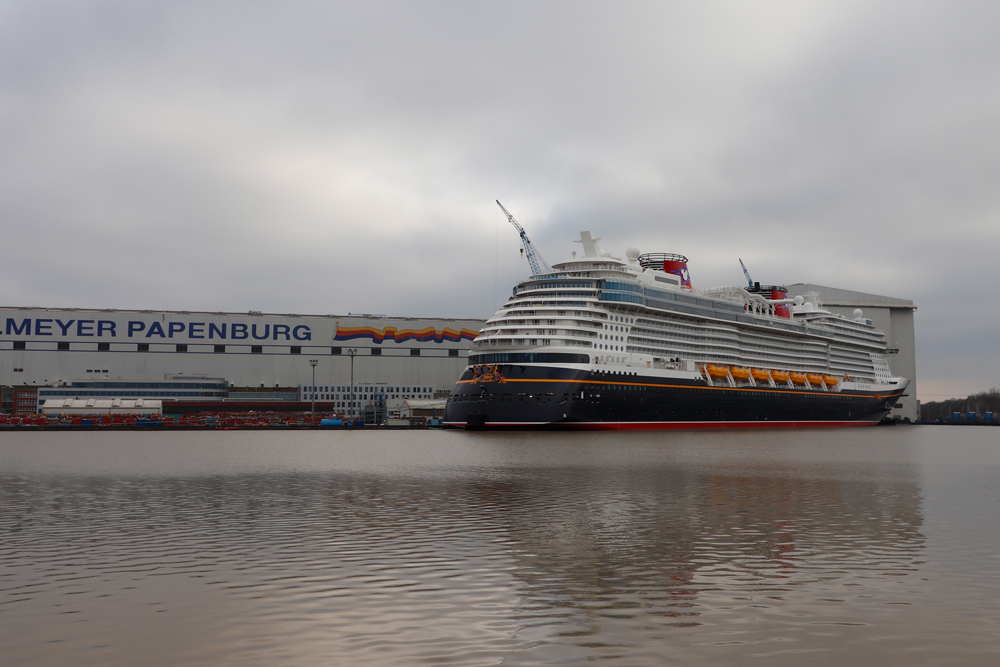 Disney orders four ships from Meyer Werft