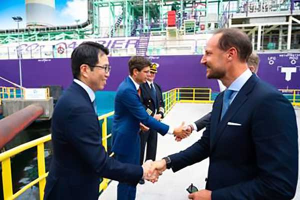 A new liquefied gas tanker joins Northern Lights